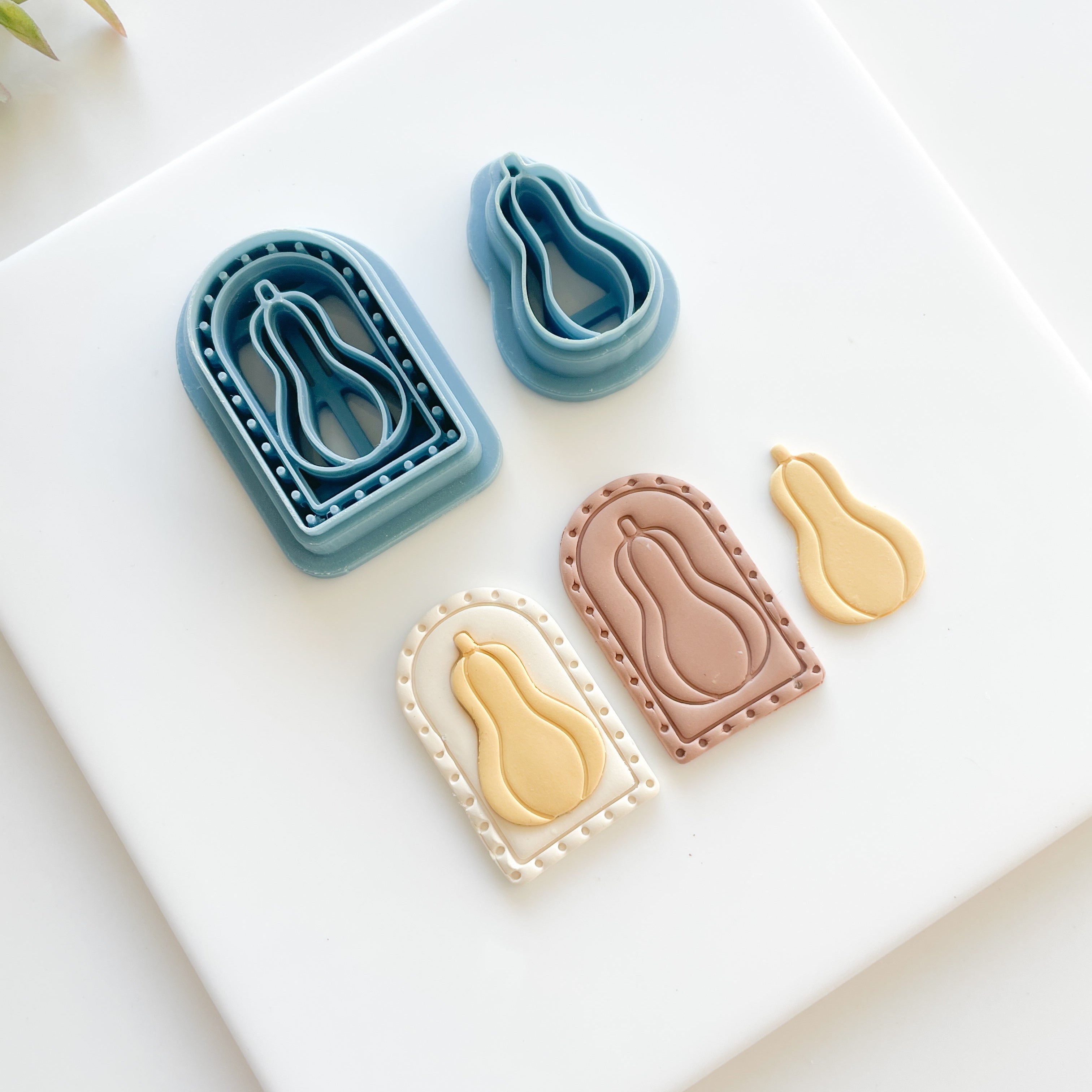 Arch Gourd Clay Cutter, Autum Polymer Clay Cutters for Earrings ...