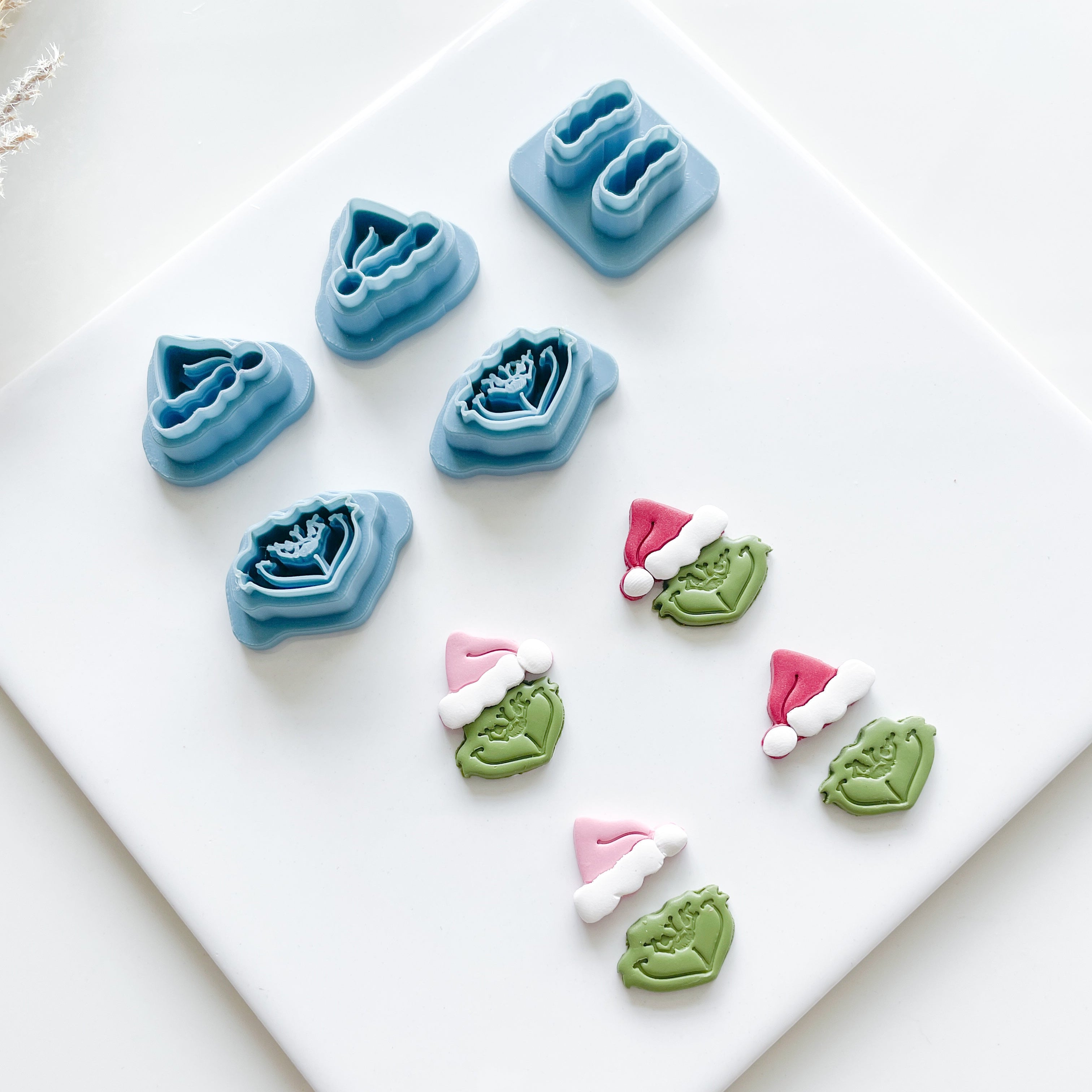 Mean Green Monster Clay Cutter, Christmas Polymer Clay Cutters – Lee ...