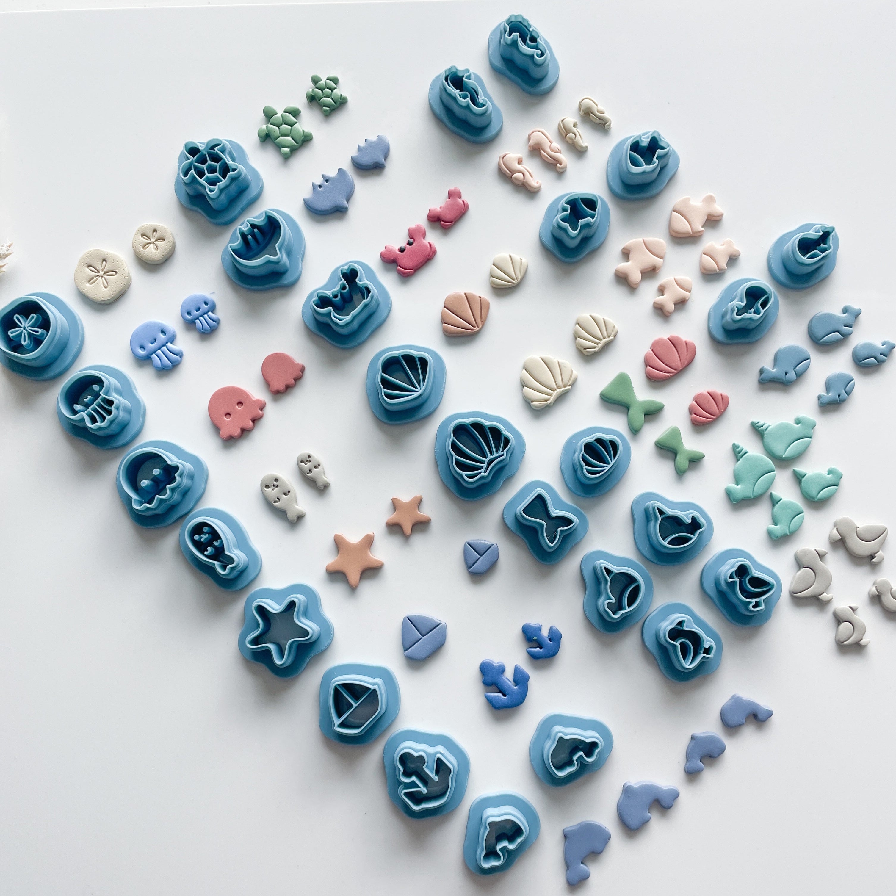 Summer Polymer Clay Cutters, Cute Summer clay cutters, Summer Mini Clay ...